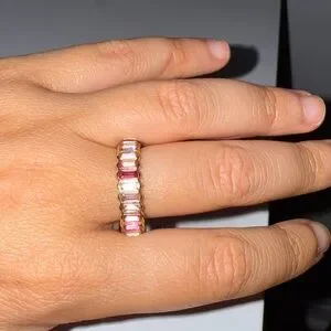 BaubleBar | Jewelry | Baublebar Pink And Gold Ring | Poshmark